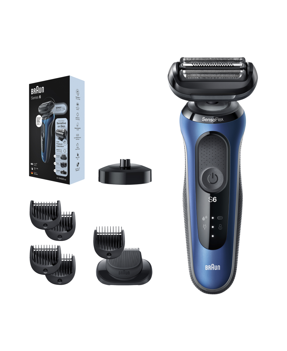 Braun | Series 6 Wet & Dry Electric Shaver with Beard Trimmer Head ...