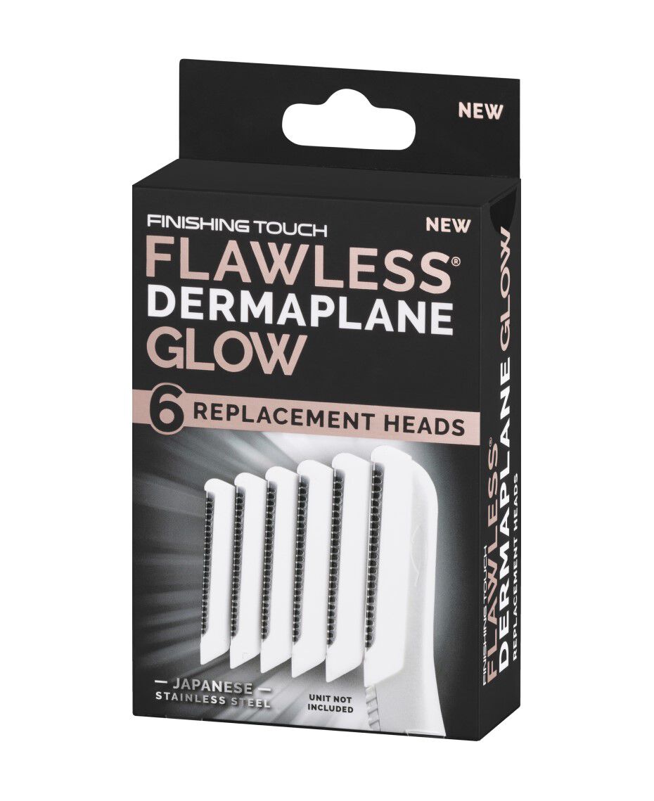 Finishing Touch Flawless | Dermaplane Glow Replacement Heads 6pk ...